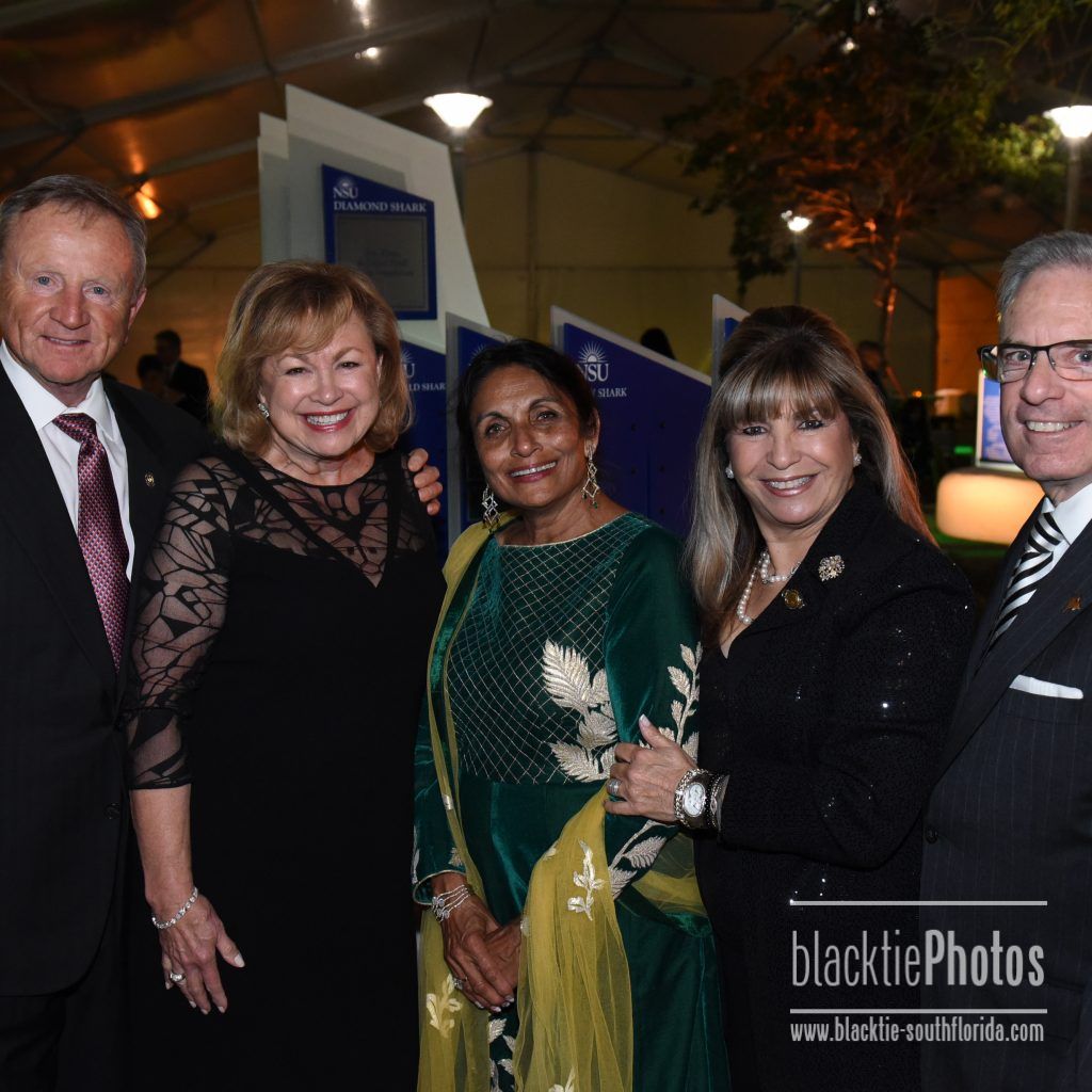 Dr. Nell Lewis McGuire, NSU Trustee; Nelson Fernandez; Jasmin Fernandez