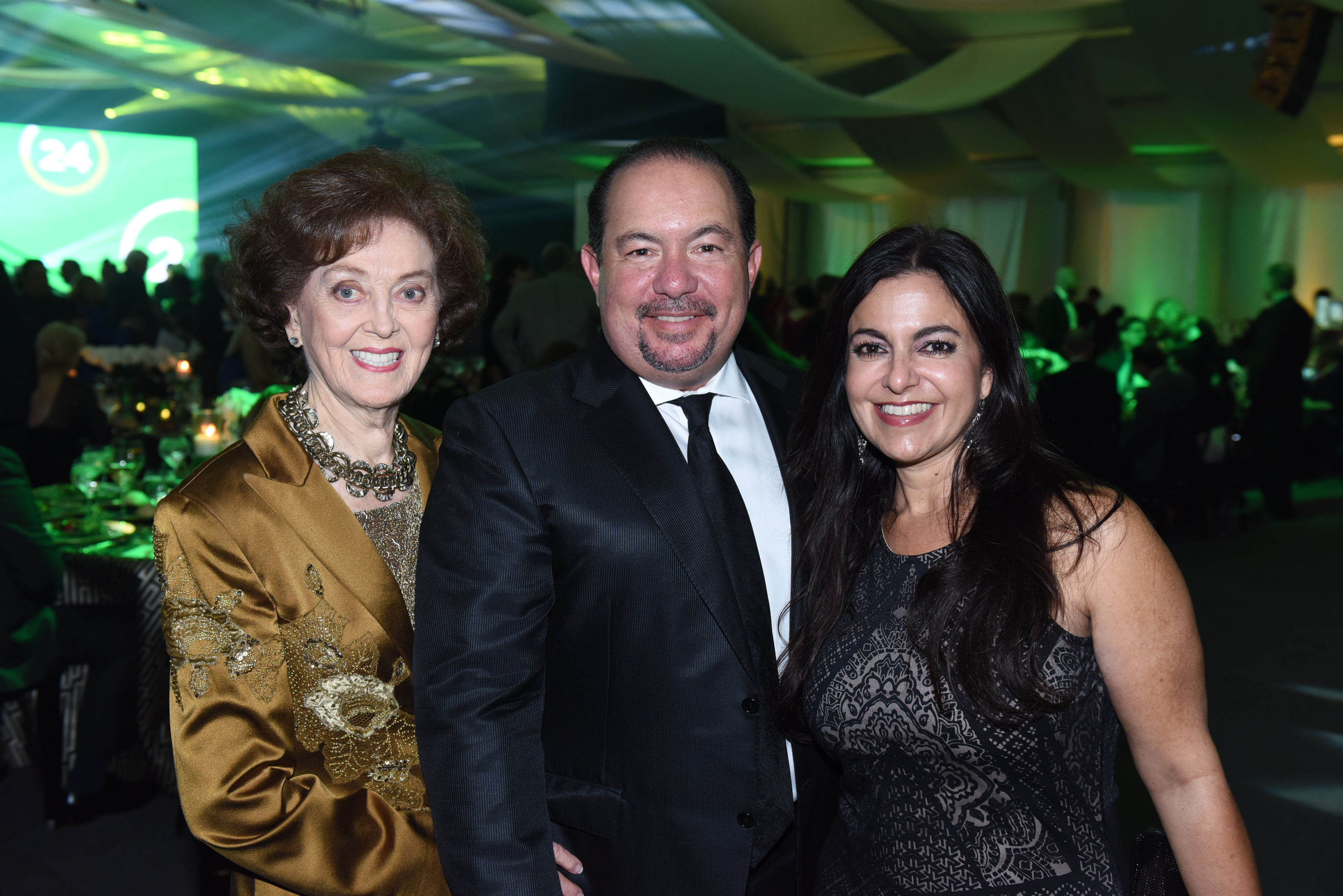 Dr. Nell Lewis McGuire, NSU Trustee; Nelson Fernandez; Jasmin Fernandez